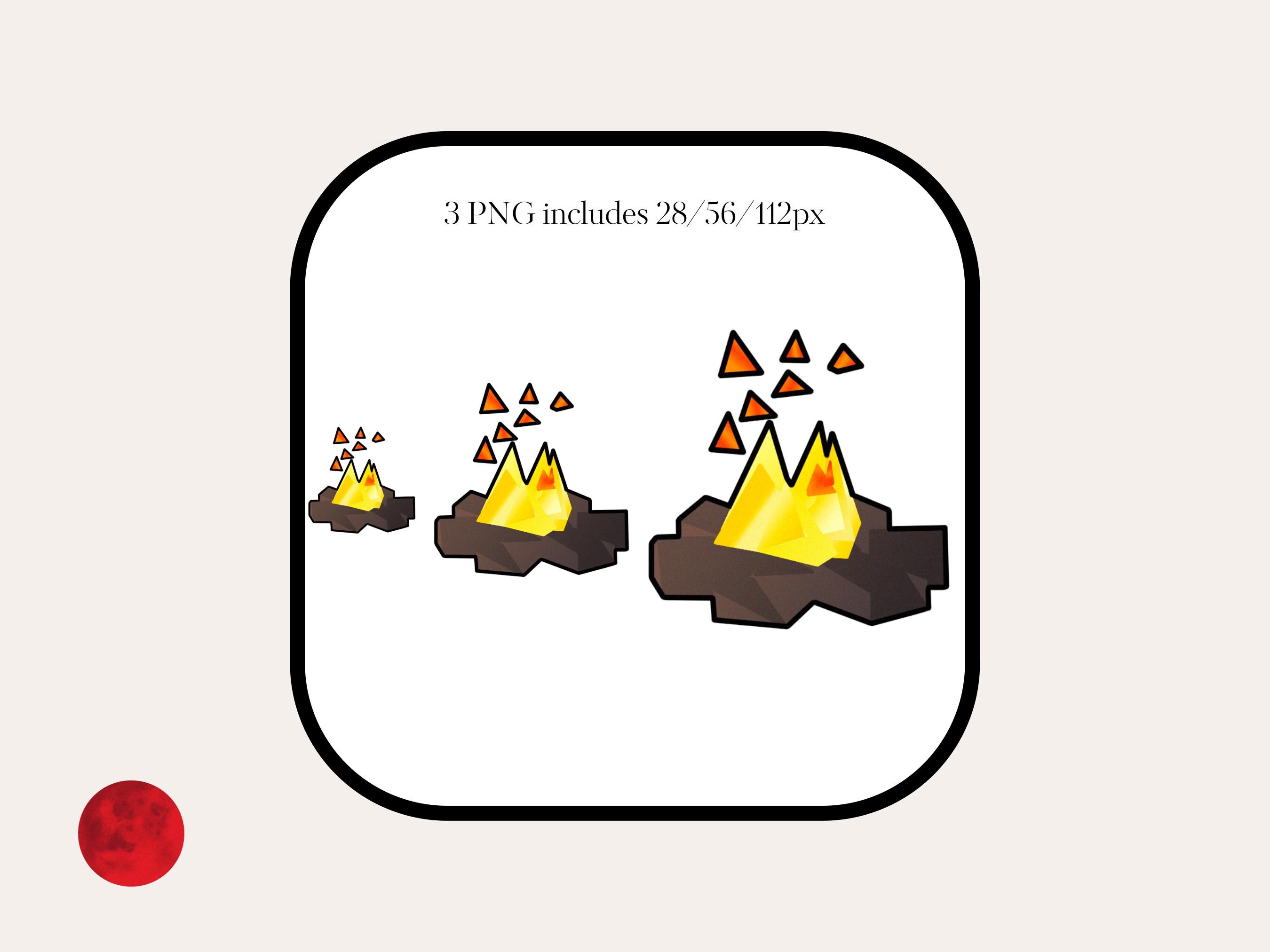 Firemaking Emote PNG Digital File Instant Download Twitch Stream OSRS ...