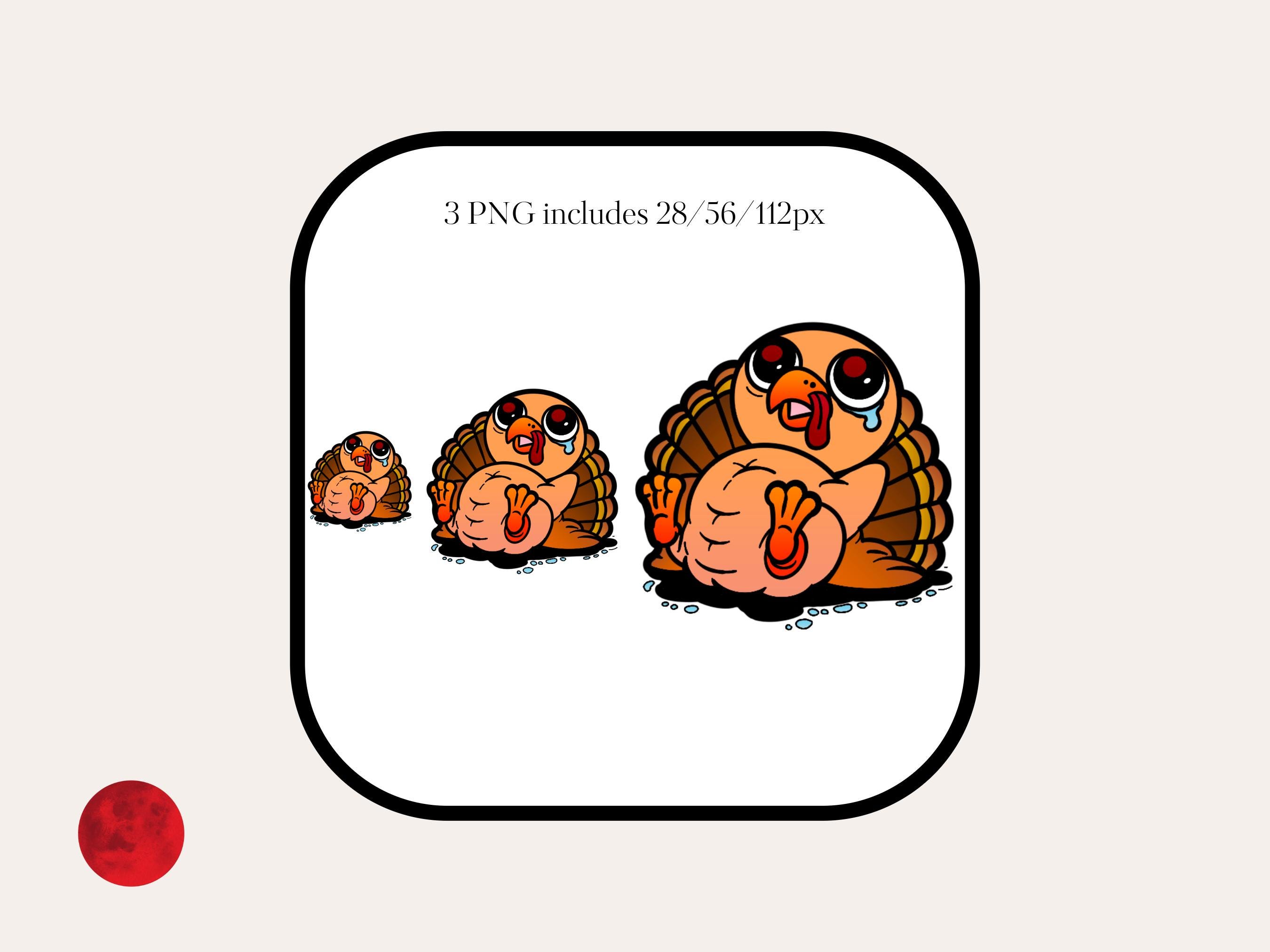 Stuffed Turkey Emote - PNG Digital File Instant Download - Twitch ...