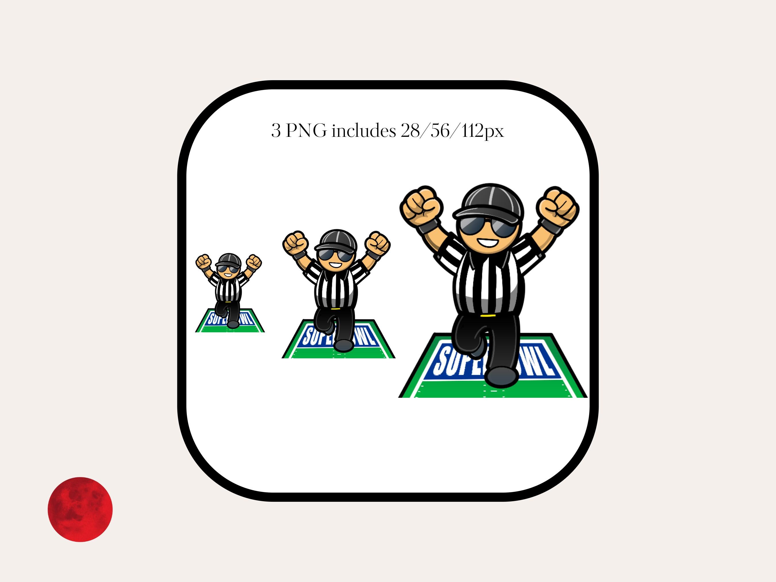 Super Bowl Referee Emote - PNG Digital File Instant Download - Twitch ...