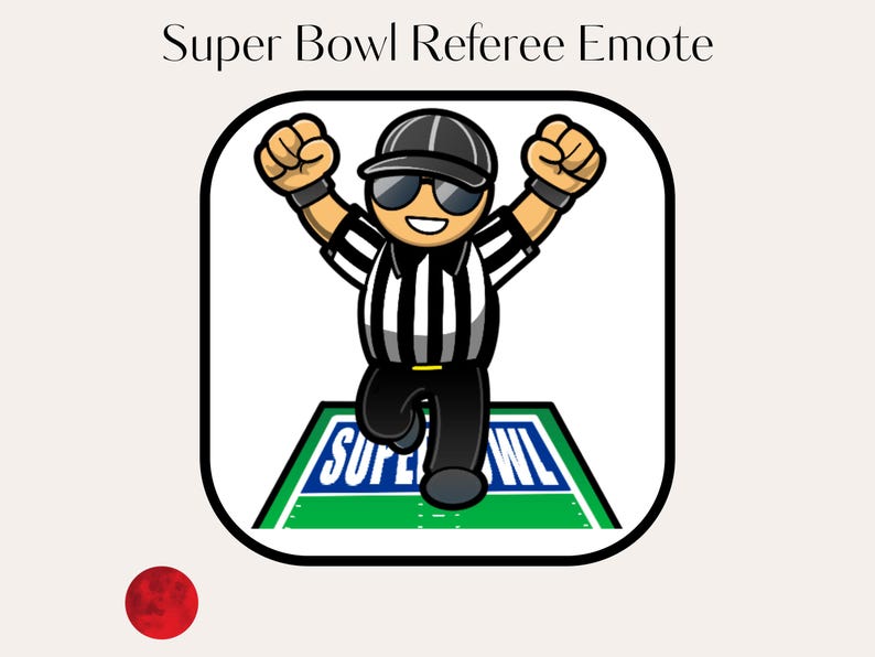 Super Bowl Referee Emote - PNG Digital File Instant Download - Twitch ...