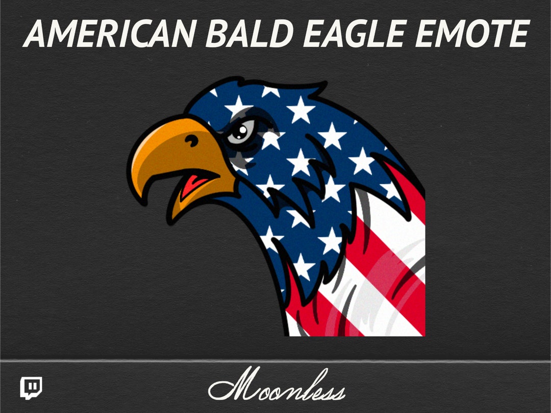 American Bald Eagle Emote PNG Digital File Instant Download - Etsy