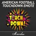 Touchdown Single Emote PNG Digital File Instant Download Twitch Stream ...