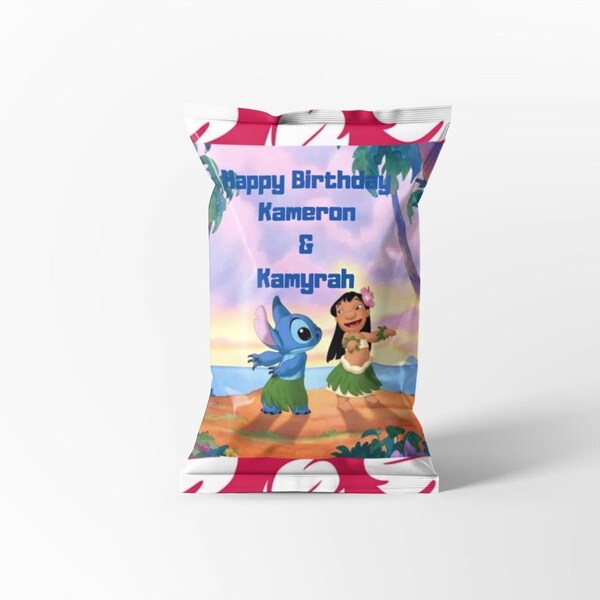 Lilo and Stitch Chip Bags - Etsy