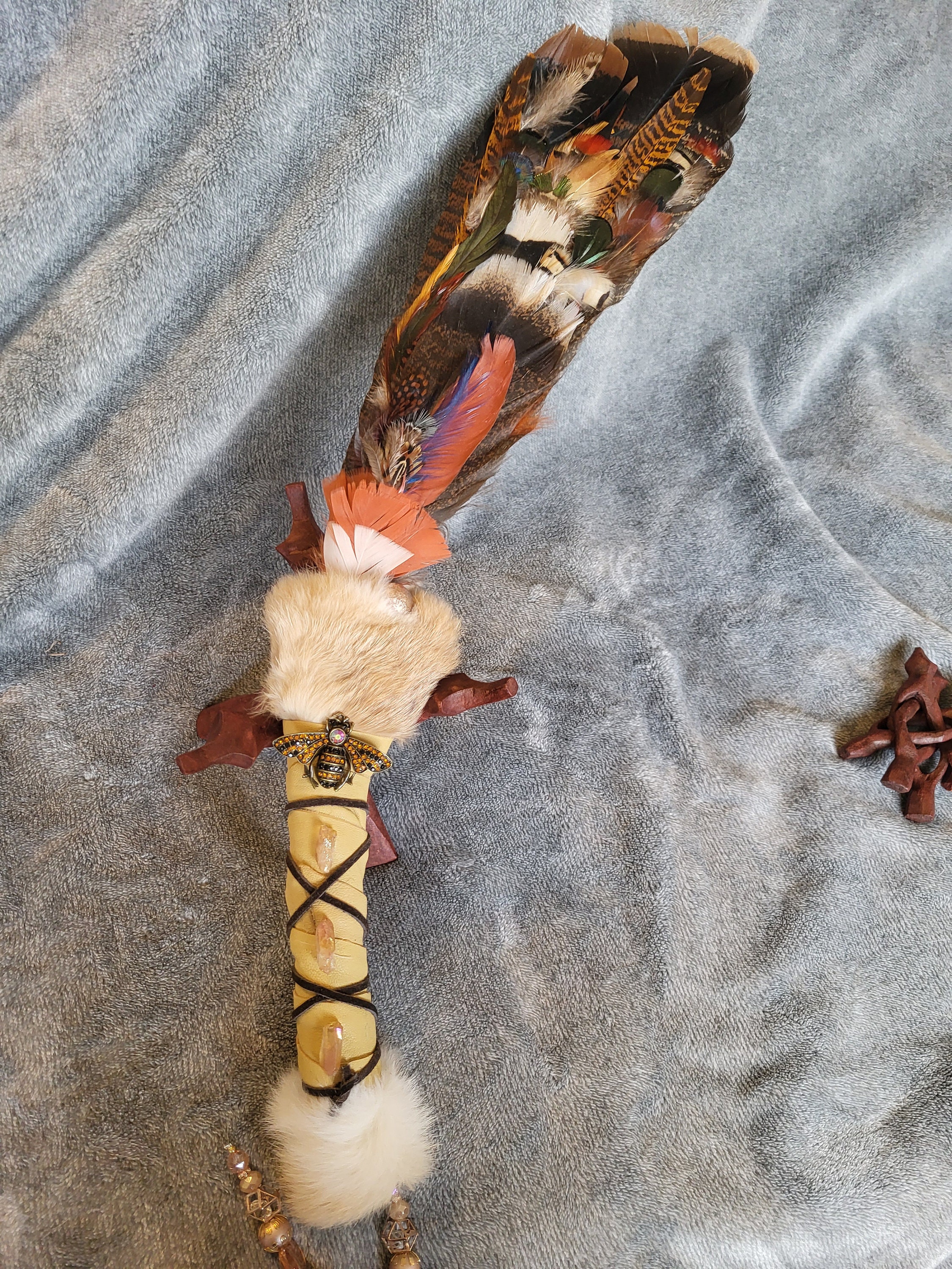 Smudge Feather Fans, Spiritual Shaman Wands, Energy Clearing, Blessings ...