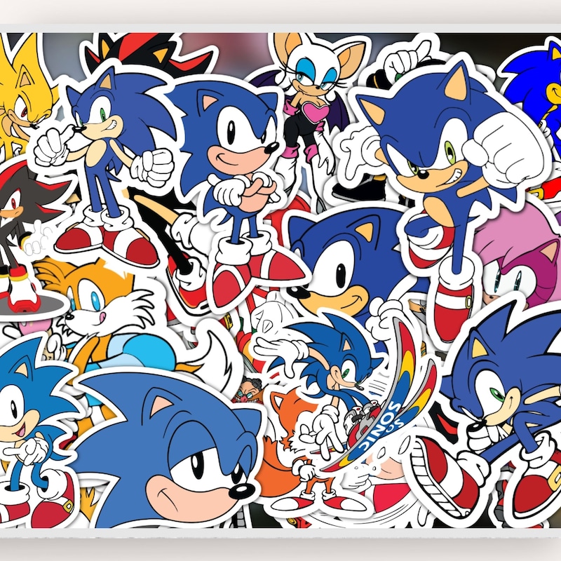 Sonic stickers - Etsy España