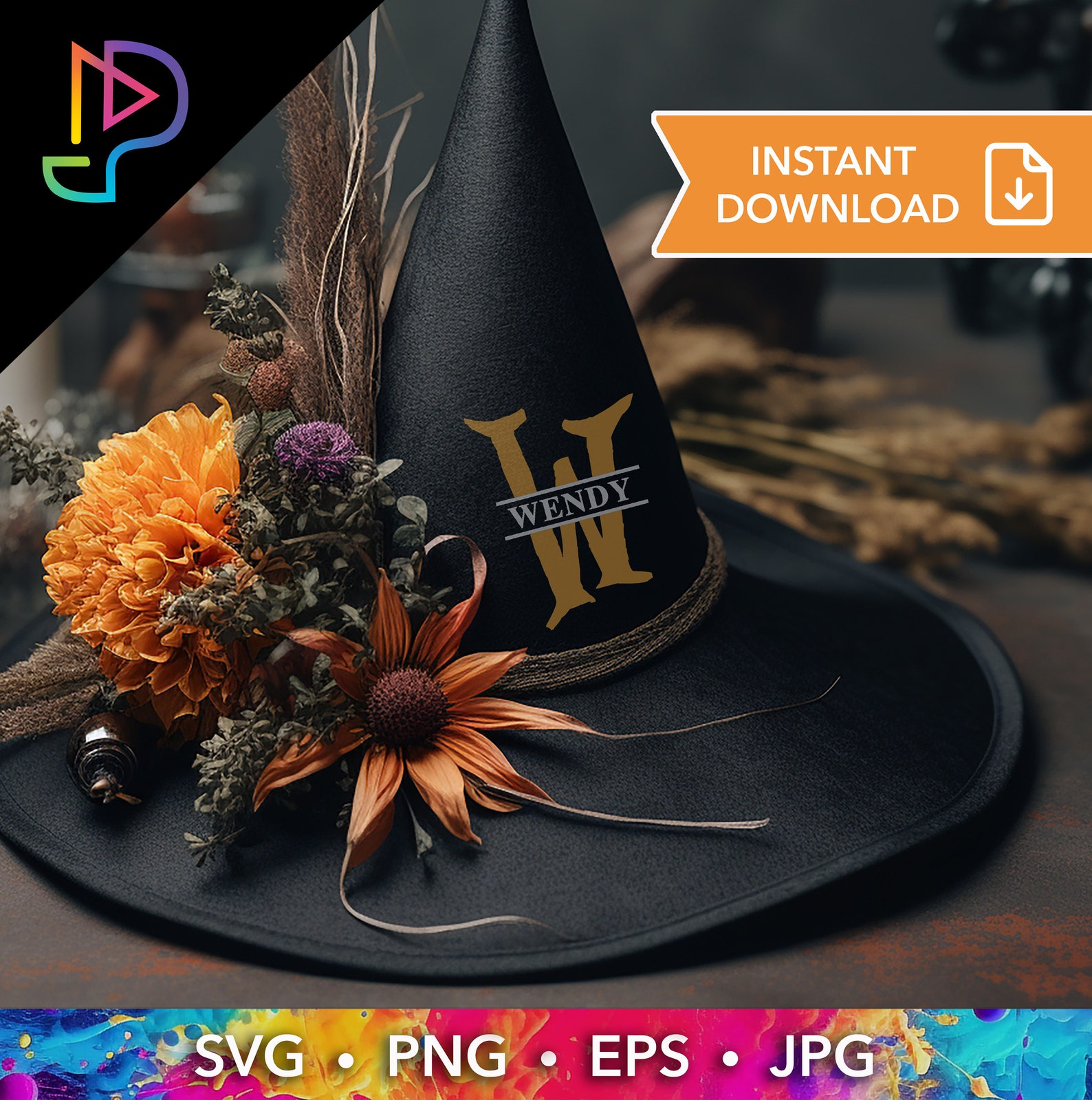 Split Monogram Alphabet SVG Files for Personalized Gift, Halloween ...