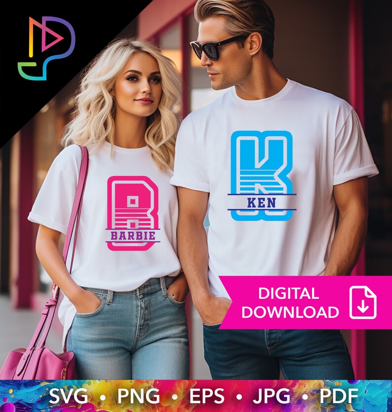 Split Monogram Alphabet SVG Files for Personalized Gift, School Spirit ...