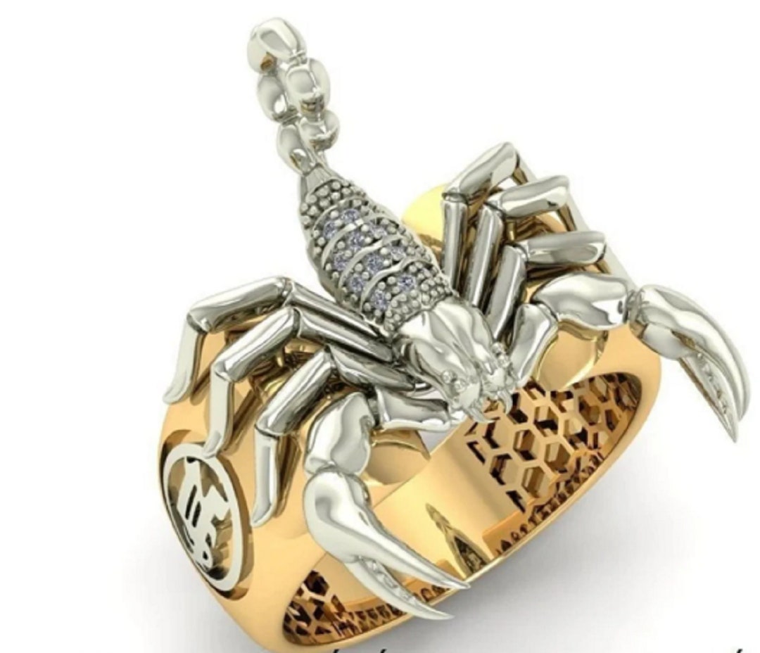 Scorpio Ring Anima Scorpion Ring Scorpio Astrology Ring Men Scorpion ...