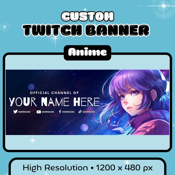 Anime Profile Twitch - Etsy Anime Profile Twitch - Etsy