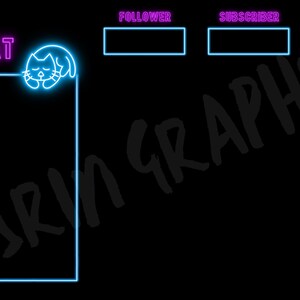 Animated Twitch Overlay Neon Design Stream Overlays Stream Overlays for ...