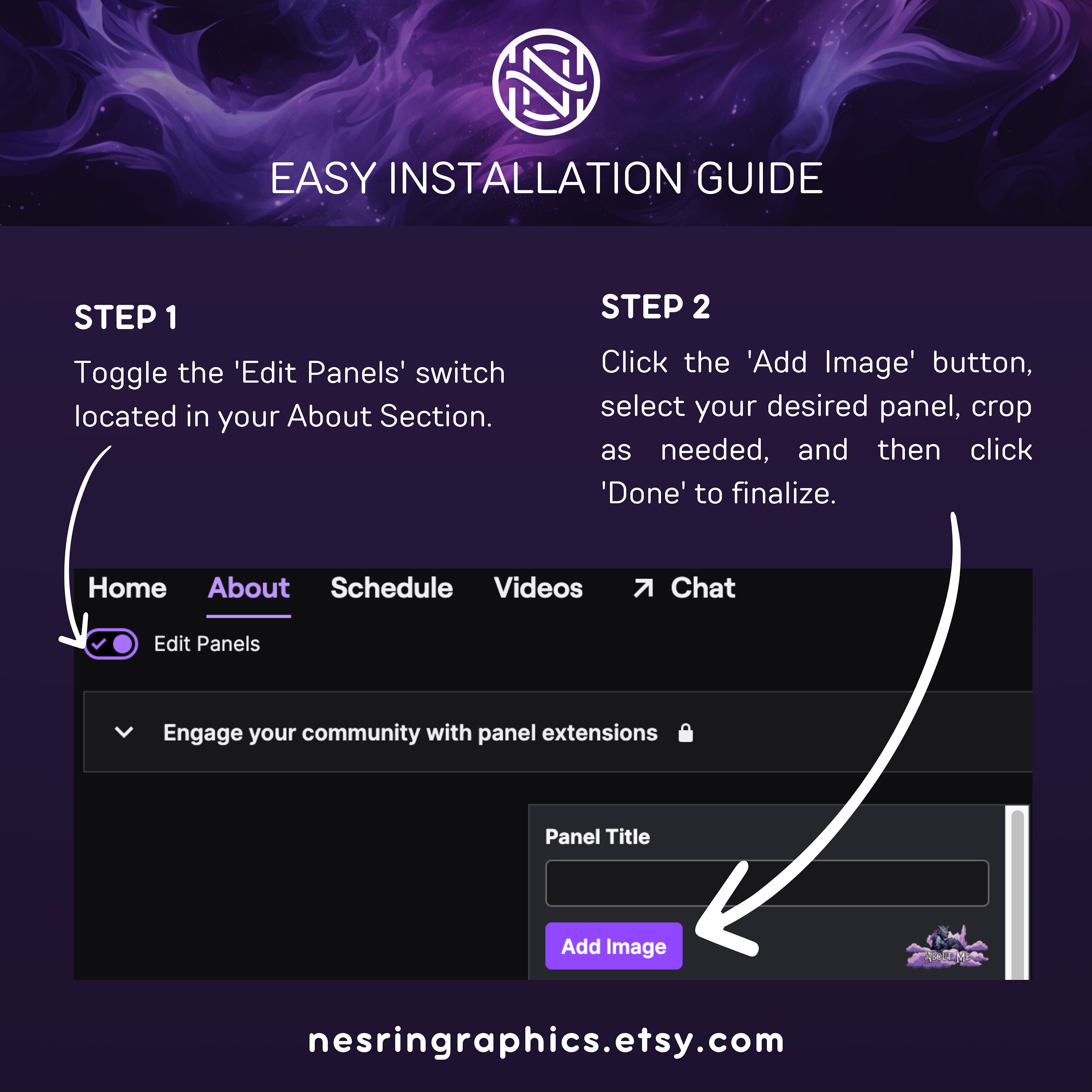 Twitch Panels, Red Tombstone & Skull Panels Minimal Twitch Stream ...