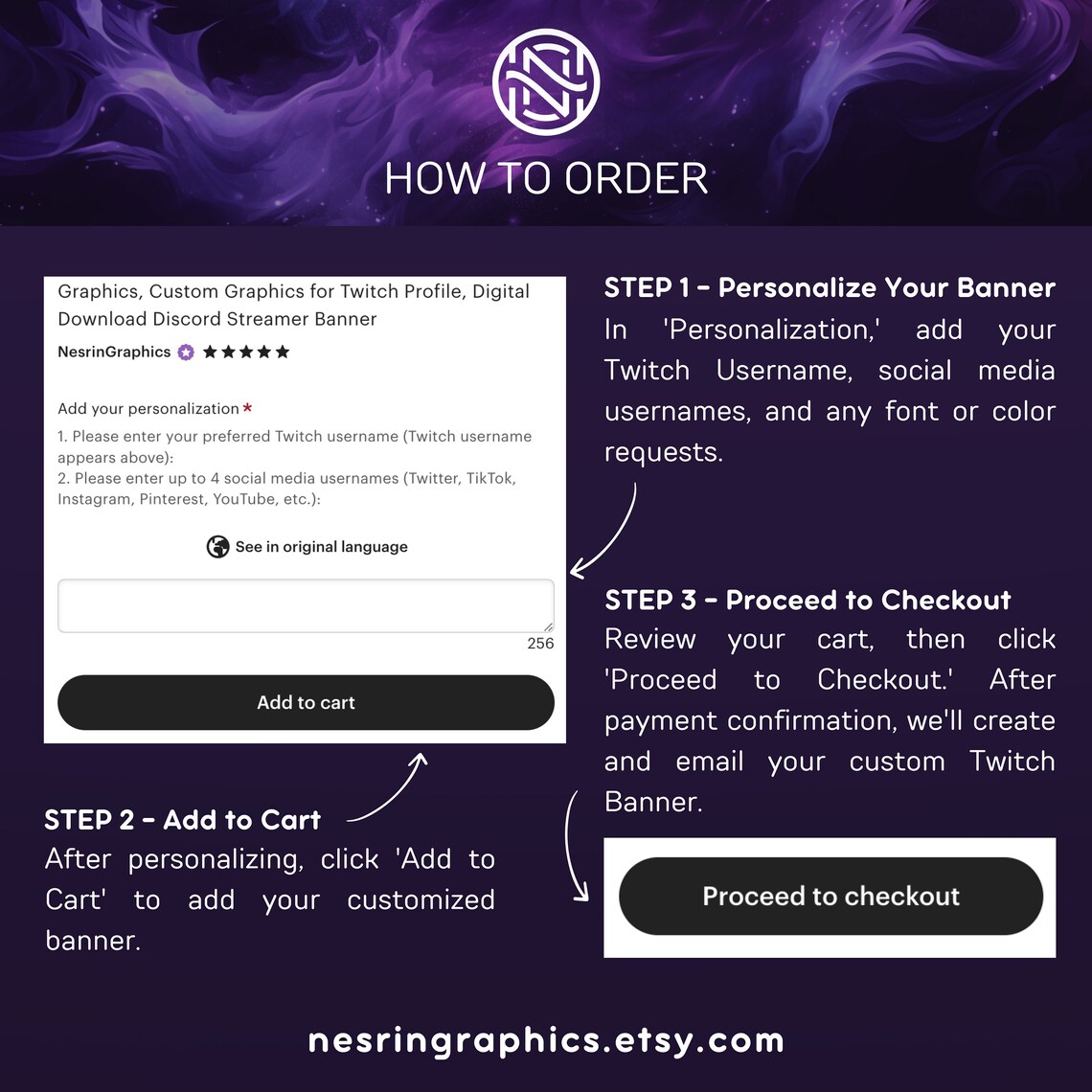 Custom Twitch Banner Vampire Anime Design for Your Profile Anime Banner ...