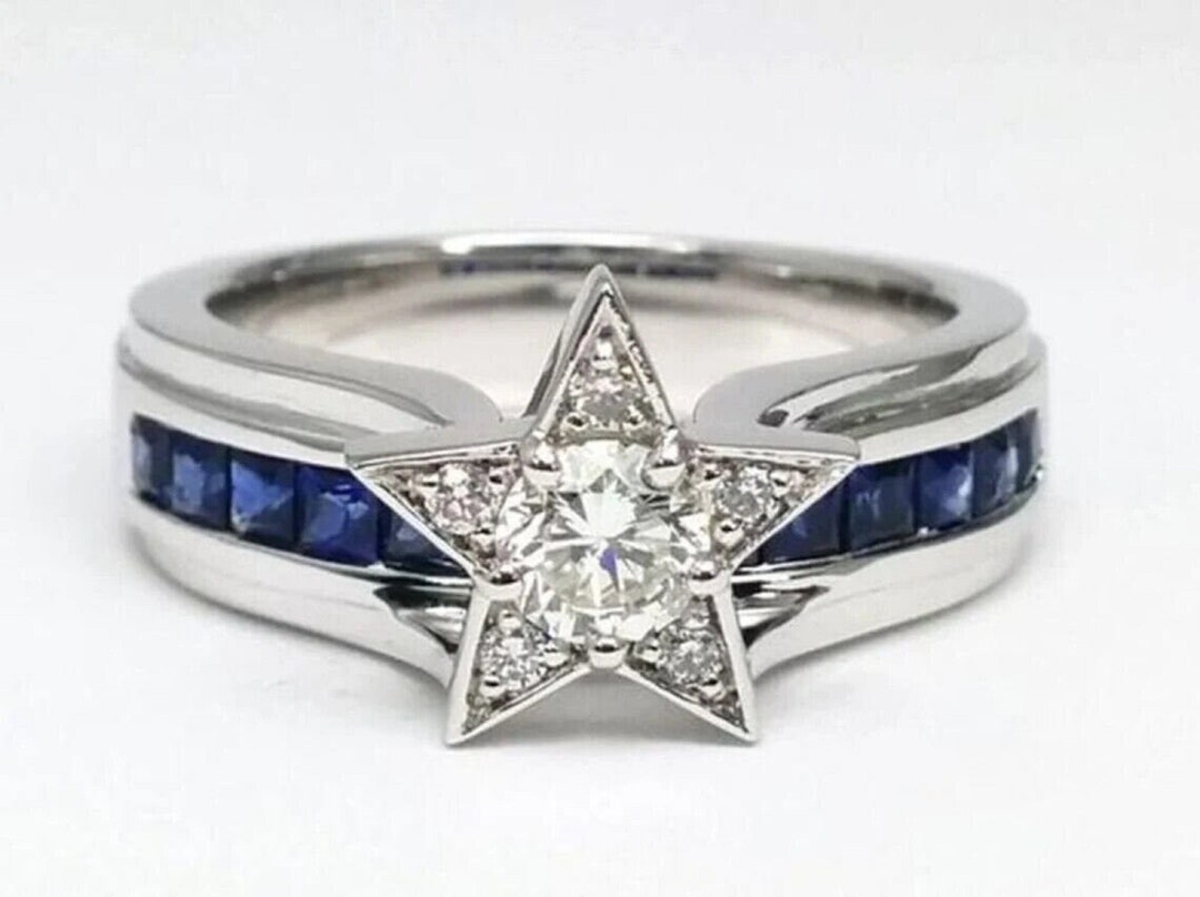 New Dallas Cowboys National Football Championship Ring in 935 Argentium ...