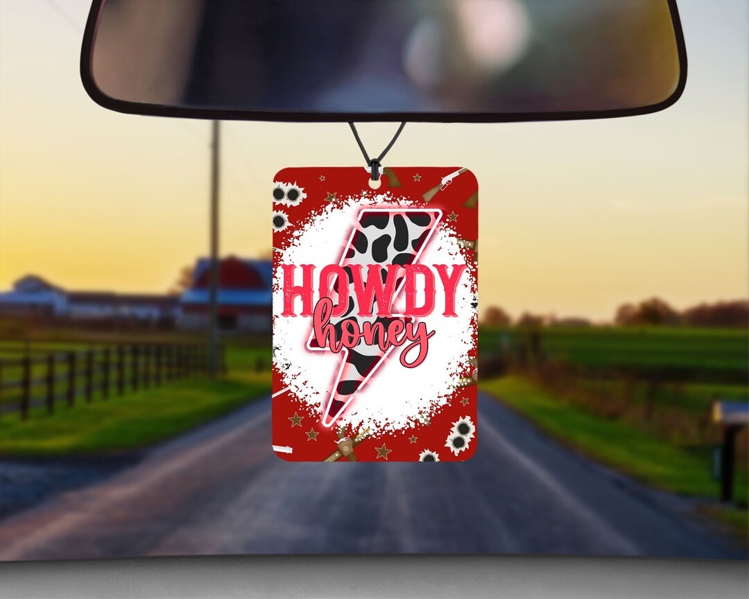 3535 Howdy Felt Freshie With Fragrance Bottle - Etsy