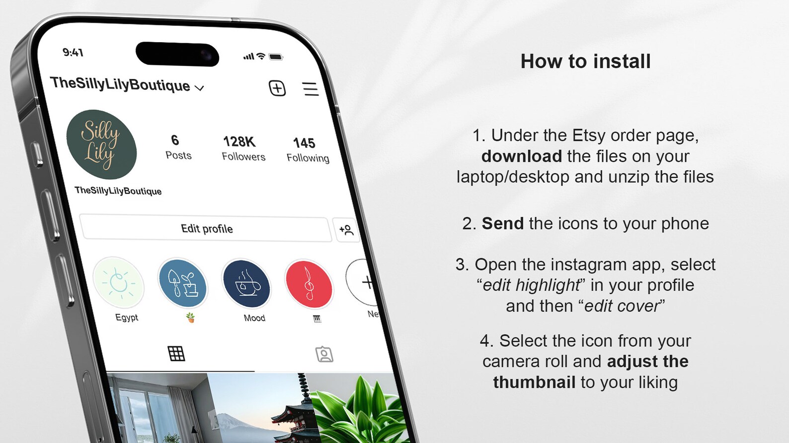 Blue and Red Instagram Highlight Covers, Boho Line Art IG Story Icons ...