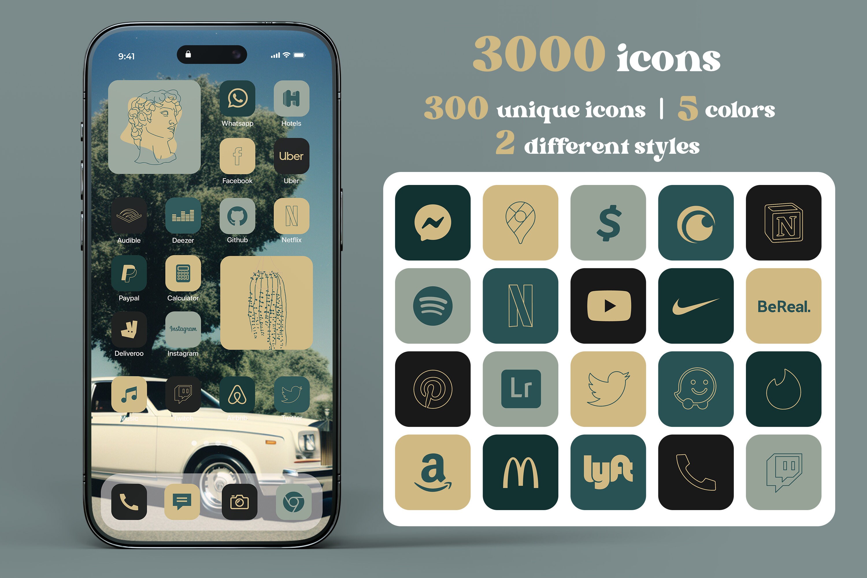 OLD MONEY - Ios Icons Pack | iPhone Ios 17 App Aesthetic | Minimalist ...