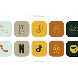 SUMMER Color Palette Ios Icons Pack Iphone Ios 16 App - Etsy
