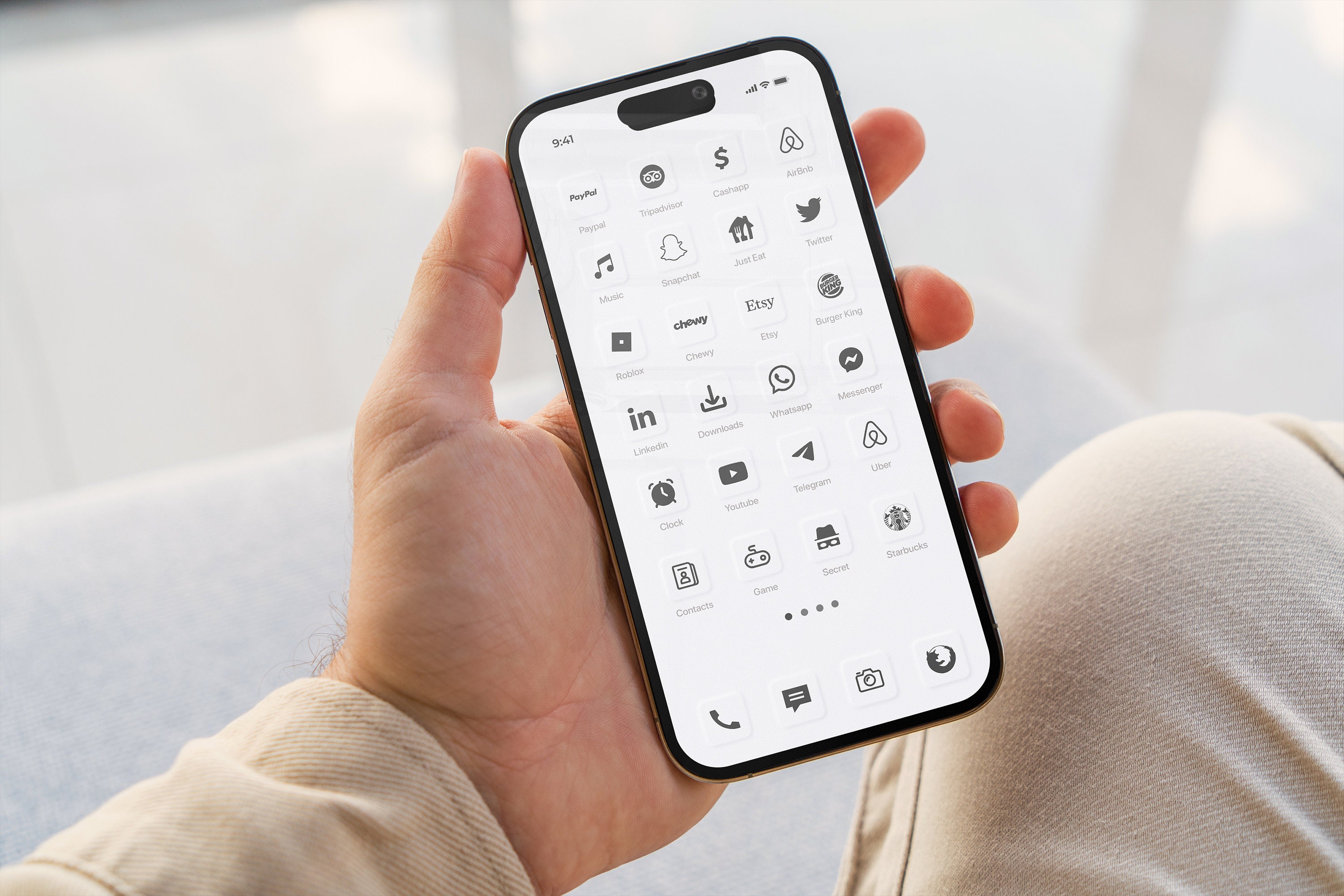 BUNDLE NEUMORPHISM - Ios Icons Pack | iPhone Ios 17 App Aesthetic ...