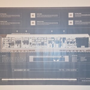 Train Wagon Blueprint Snowpiercer Fanart - Etsy
