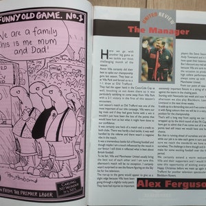 Original Vintage United Review Magazine/programme Manchester United V ...