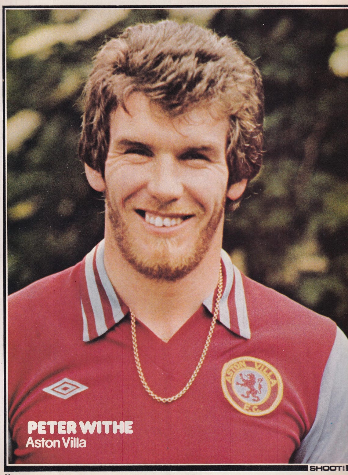 Original Vintage Mini Poster / Magazine Clipping Peter Withe, Aston ...