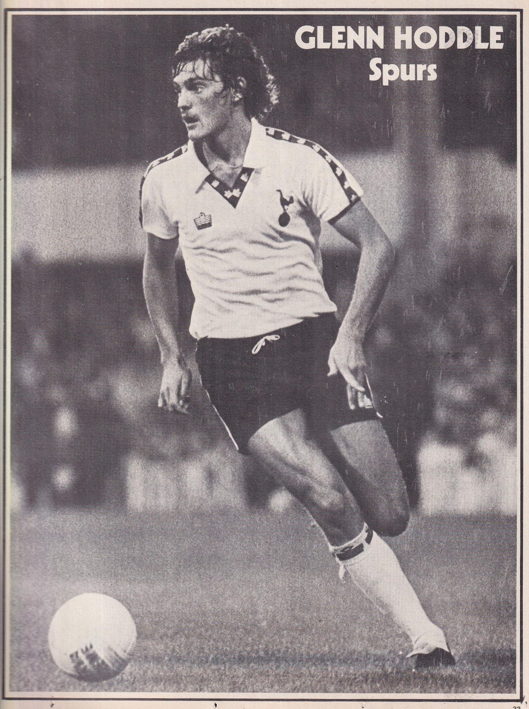 Original Vintage Mini Poster / Magazine Clipping - Glenn Hoddle, Spurs ...