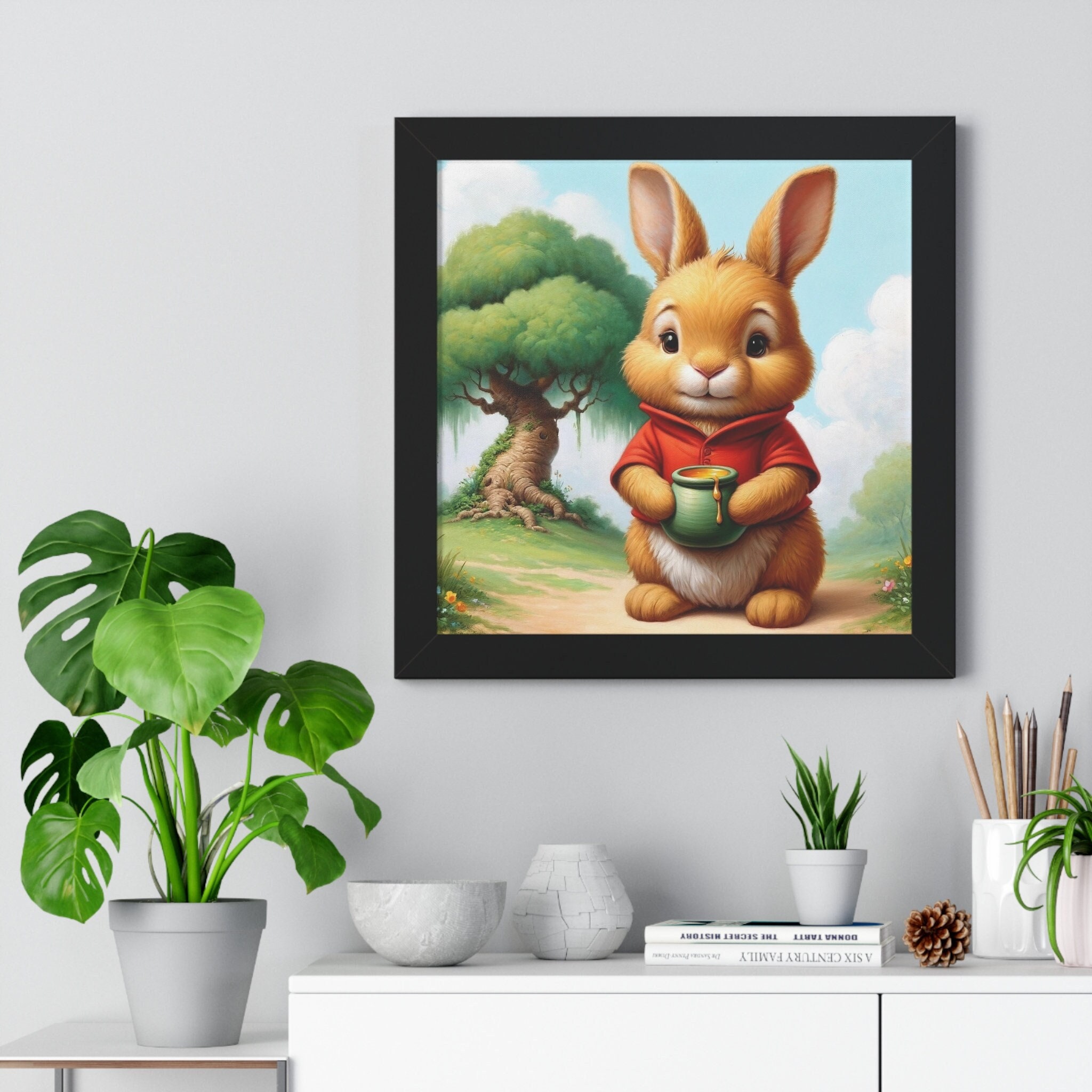Bunny Rabbit Artwork Hunny Bunny Digital Download for Printing on Your ...