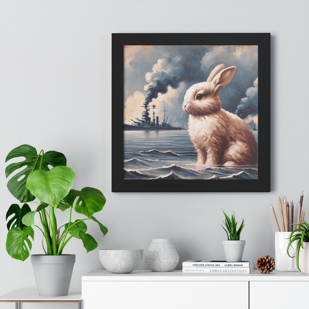 Bunny Rabbit Artwork - Bearing Witness - Digital Download for Printing ...