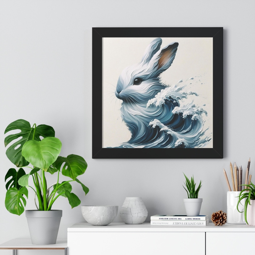 Bunny Rabbit Artwork - Wet Wabbit - Digital Download for Printing on ...