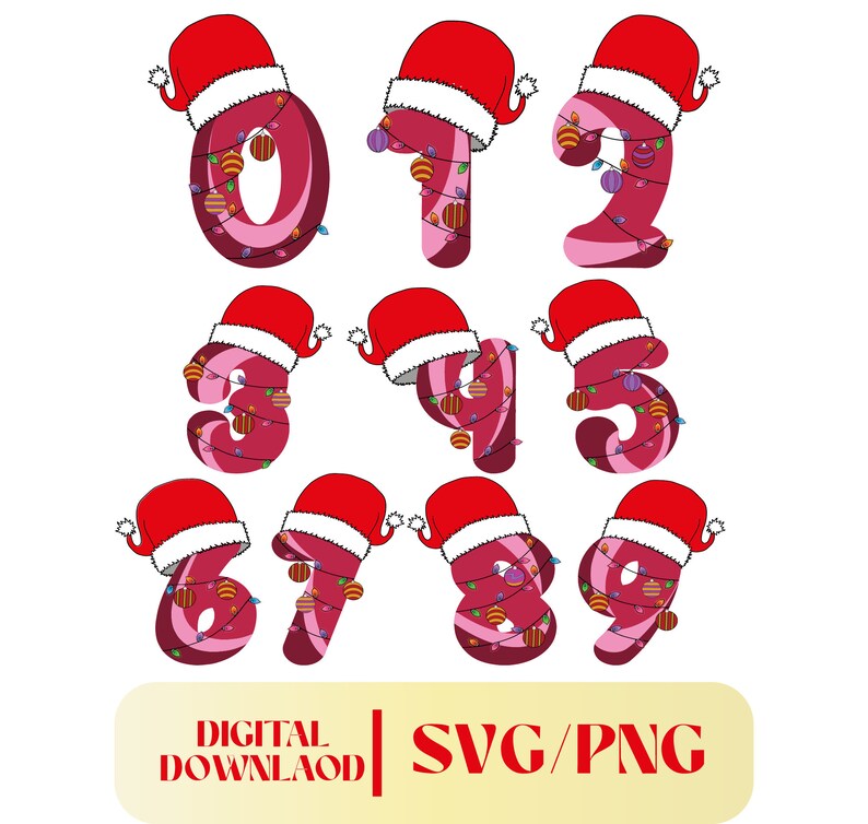 Christmas Alphabet SVG and PNG | Letters Svg for Cricut | Letters and ...