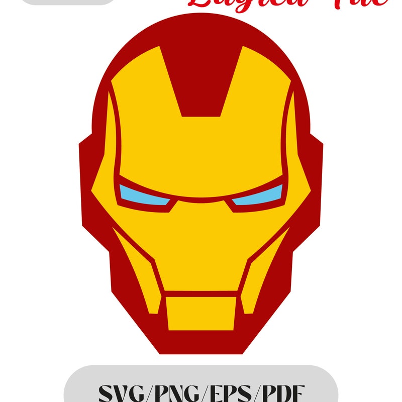 Iron Man Vector Logo - Etsy
