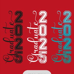 Graduate 2025 PNG, SVG - Etsy