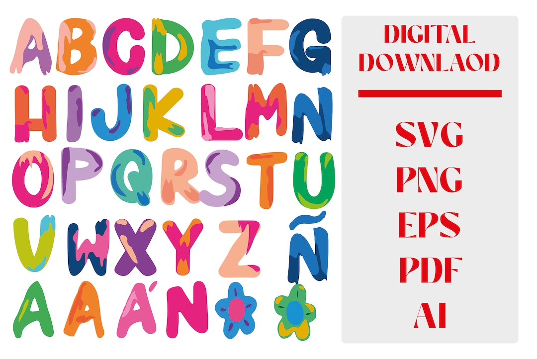Karol G Alphabet Svg, Png, Pdf ,eps and AI Karol G Letters Manana Sera ...