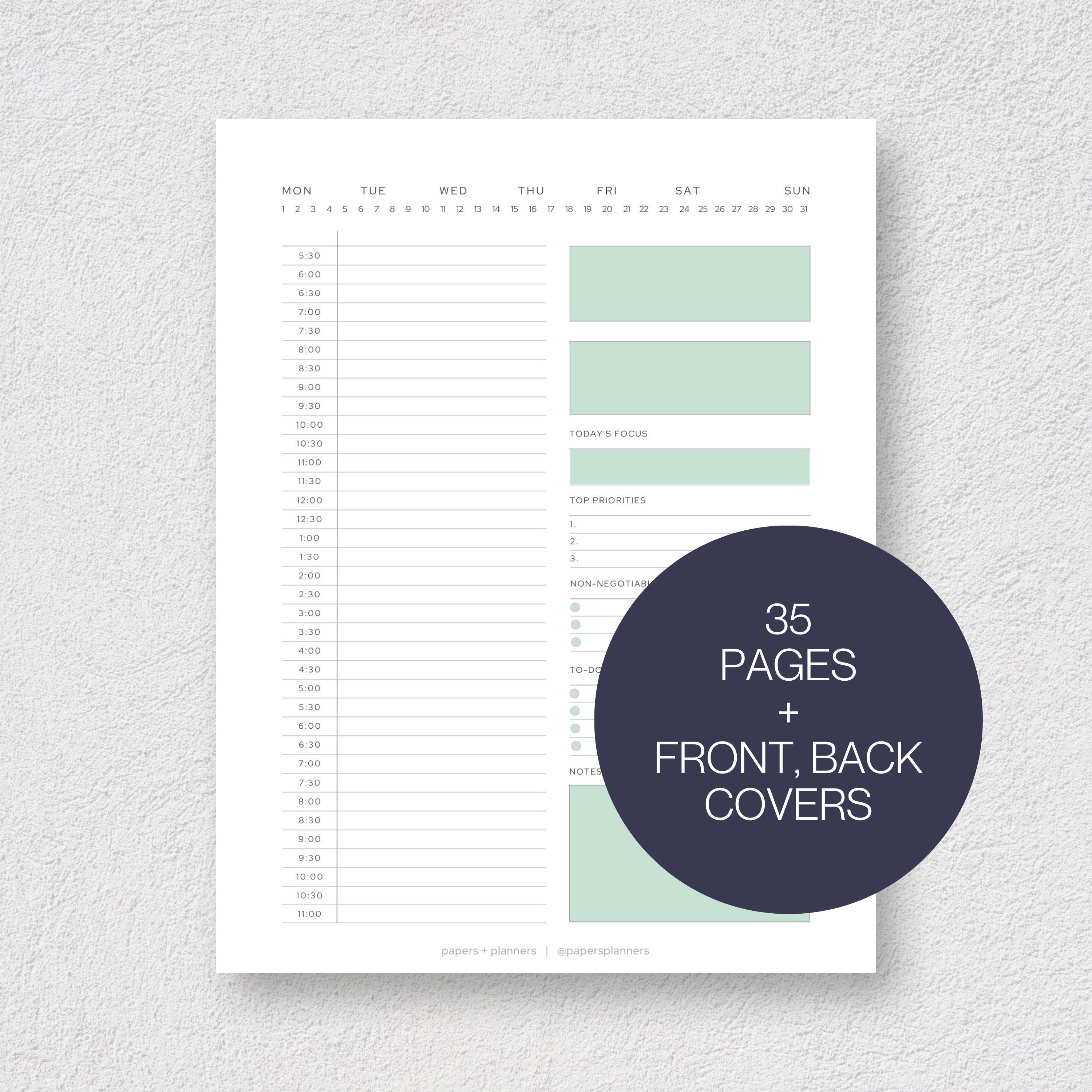 2024 REFLECTION PLANNER JOURNAL Printable Monthly Weekly Daily Self ...