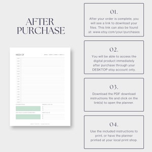 2024 REFLECTION PLANNER JOURNAL Printable Monthly Weekly - Etsy