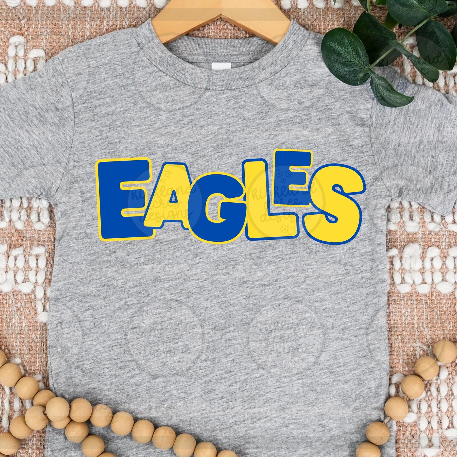 Eagles Yellow and Blue Cute Font Design L Digital Download L PNG L ...