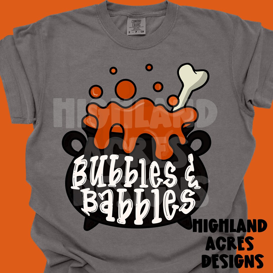 Bubbles & Babbles Cauldron Design L PNG SVG PDF L - Etsy