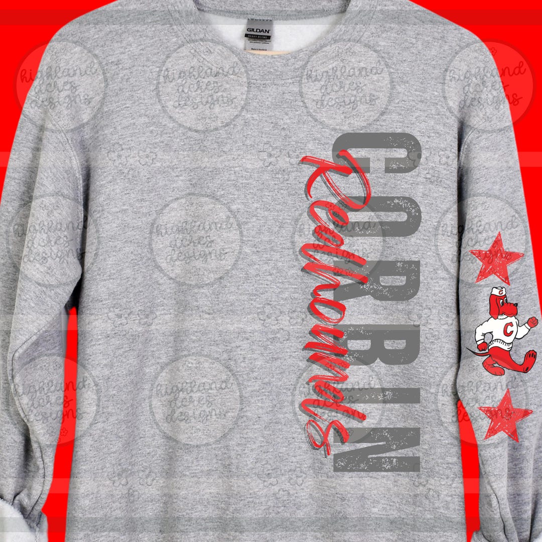 Corbin Redhounds L Digital Download L Red L Gray L Hounds L Game Day L ...