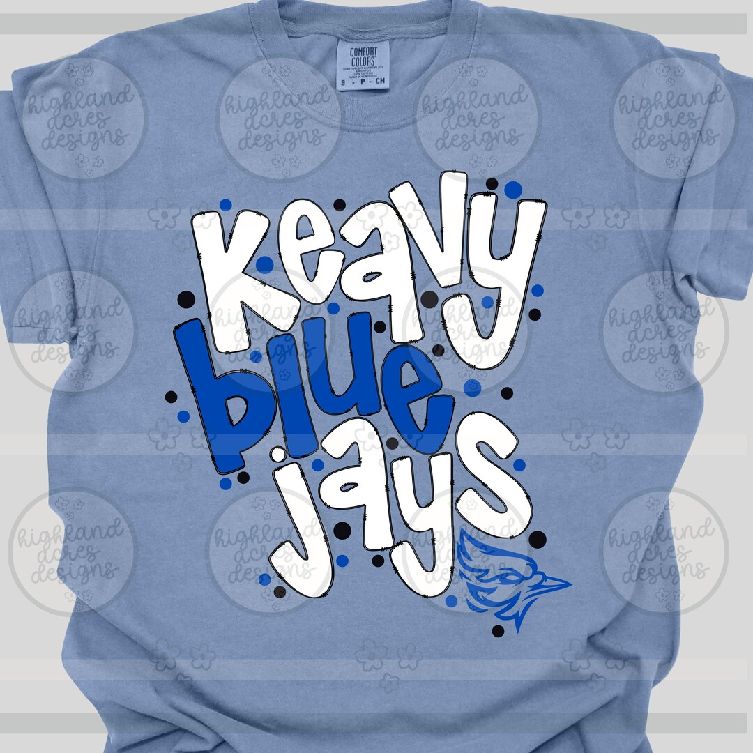 Keavy Elementary L Blue Jays L Cute Font L Digital Download L Spirit ...