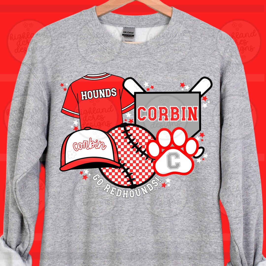 Corbin L Baseball L Softball L Digital Download L Game Day Design L Checkered L Home Plate L ...