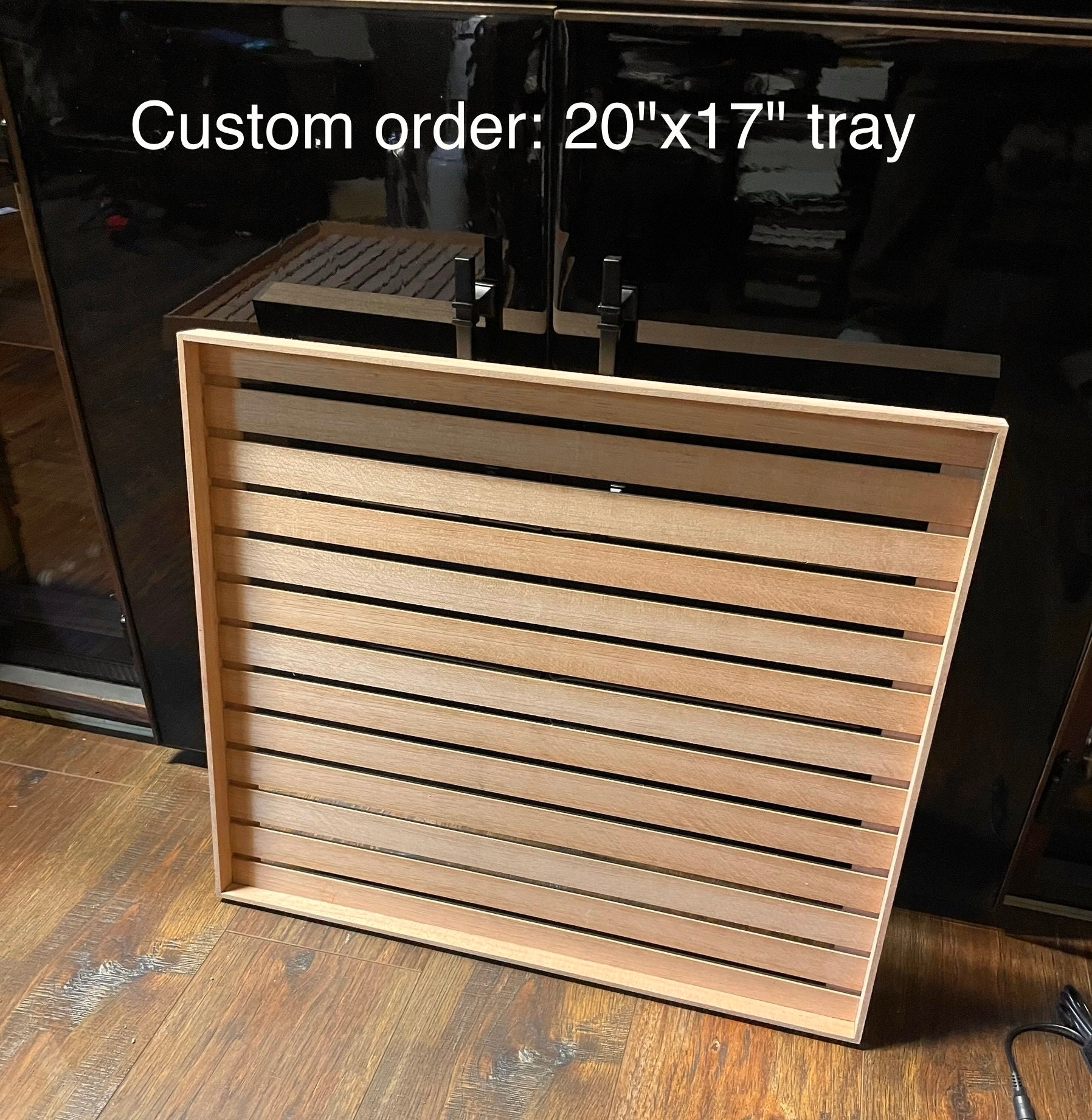 Spanish Cedar Cigar Humidor Trays (1" Tall) - Etsy