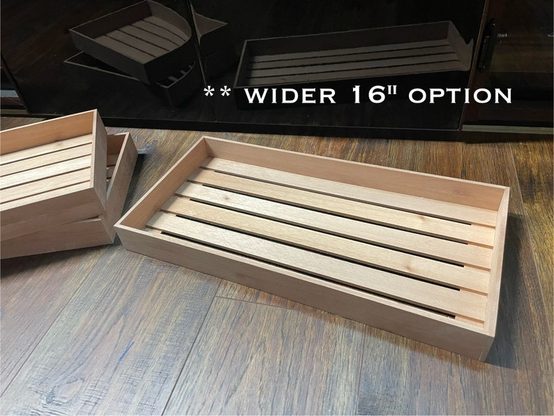 Spanish Cedar Cigar Humidor Cabinet Trays (1.8"-2" Tall) - Etsy