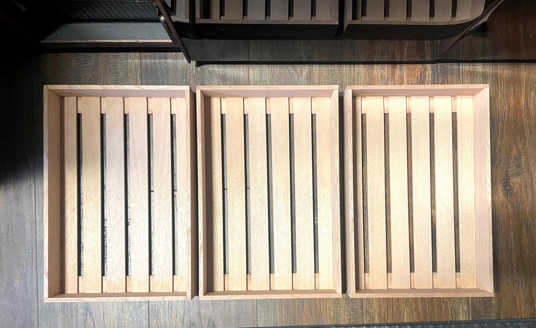 Spanish Cedar Cigar Humidor Tray Bundle 3 Deep Trays - Etsy