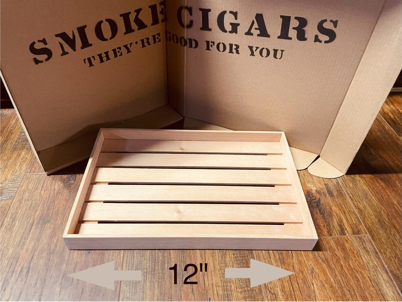 Spanish Cedar Cigar Humidor Trays (1" Tall) - Etsy