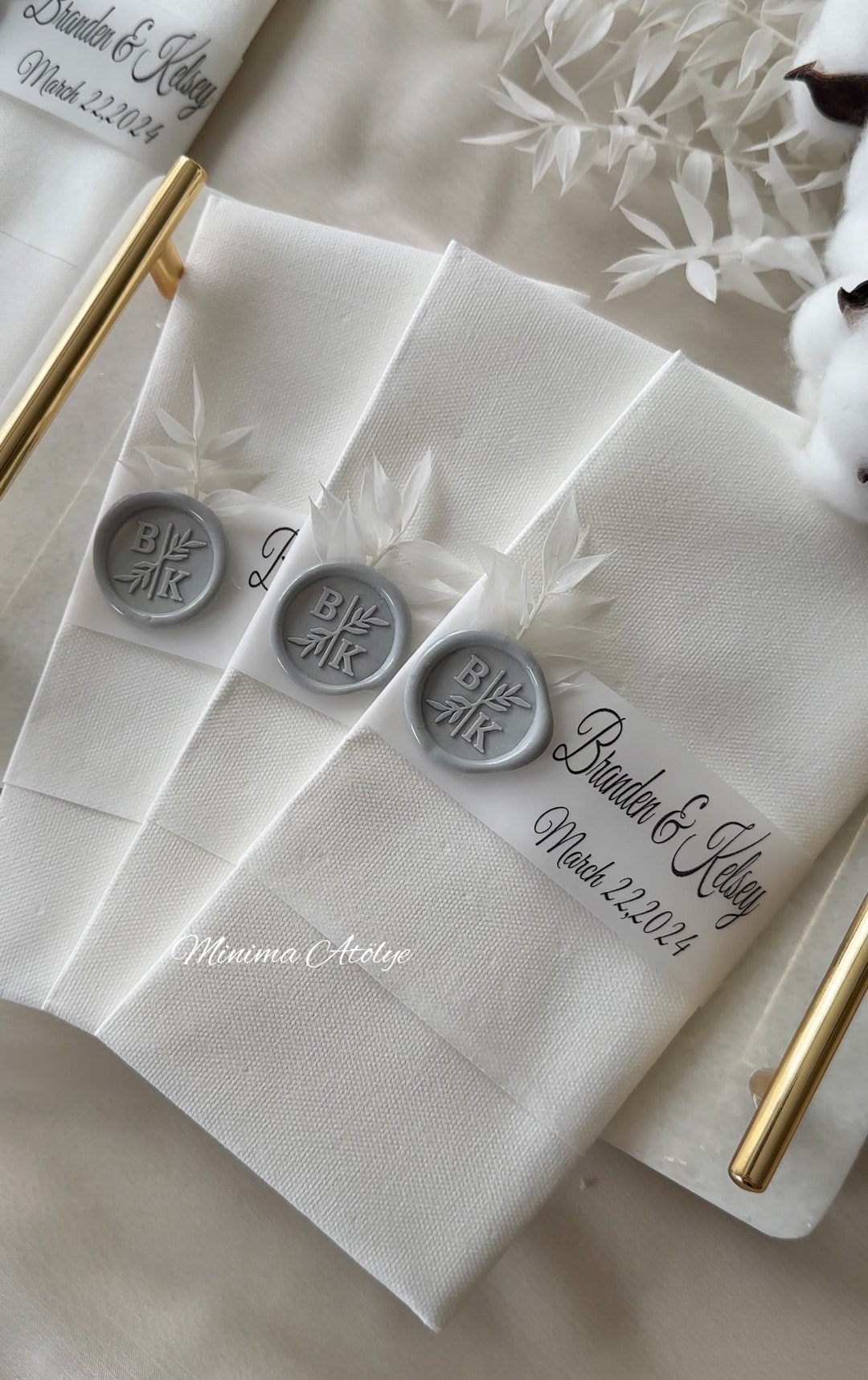 Customized Napkins, Personalized Napkins, Soft Linen Like Napkins ...