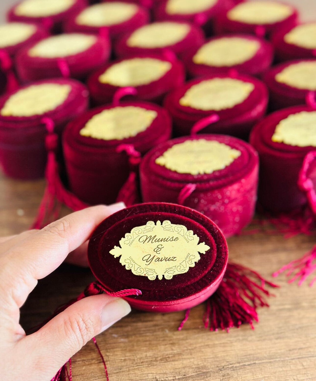 Velvet Henna Box, Henna Night Velvet Box, Wedding Favors for Guest ...