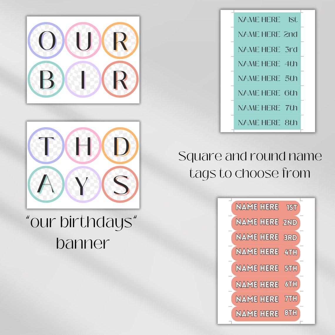 Classroom Birthday Display Gift for Teacher Birthday Display Classroom ...