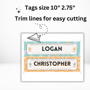 Student Desk Name Labels Editable Classroom Printables Student Name ...