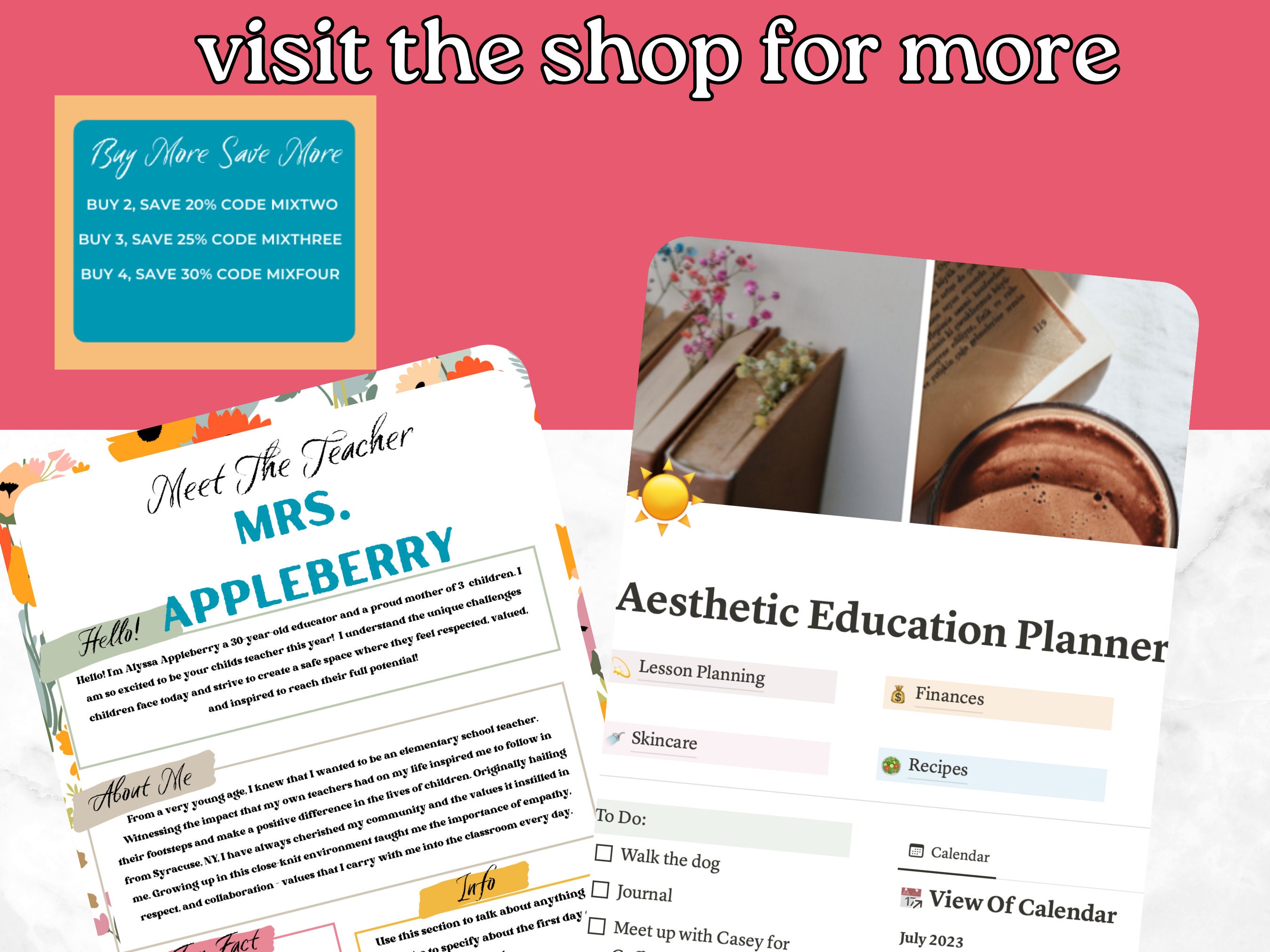 Meet the Teacher Teacher Template Back to School Flyer Teacher ...