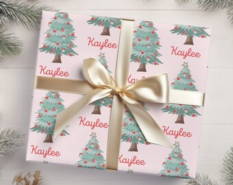 Mermaid Personalized Birthday Wrapping Paper Mermaid Tail Mermaid Theme ...